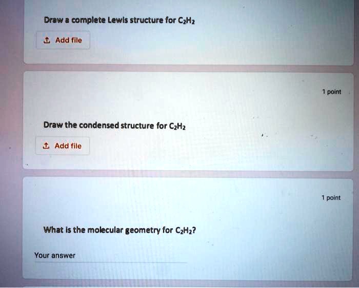 SOLVED: Draw complete Lewis structure for CHz Add (Ile point Draw the ... SOLVED: Draw complete Lewis structure for CHz Add (Ile point Draw the ...