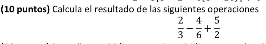 SOLVED: Como se hace y cuál es el resultado (10 puntos) Calcula el ... SOLVED: Como se hace y cuál es el resultado (10 puntos) Calcula el ...