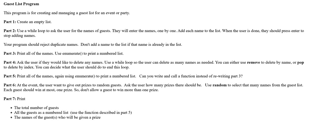 Solved Please Write A Simple Python Code Using Python Language Version 38 Write One Program