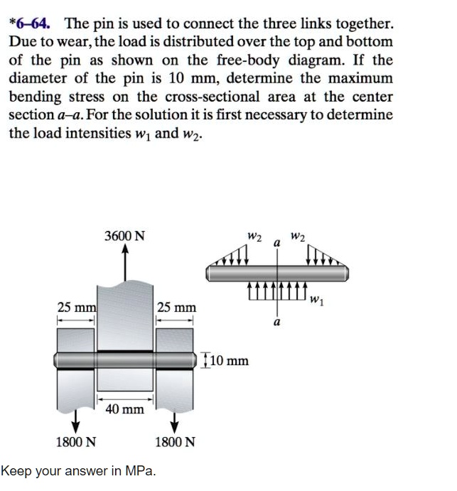 VIDEO solution: 64. The pin is used to connect the three links together ...