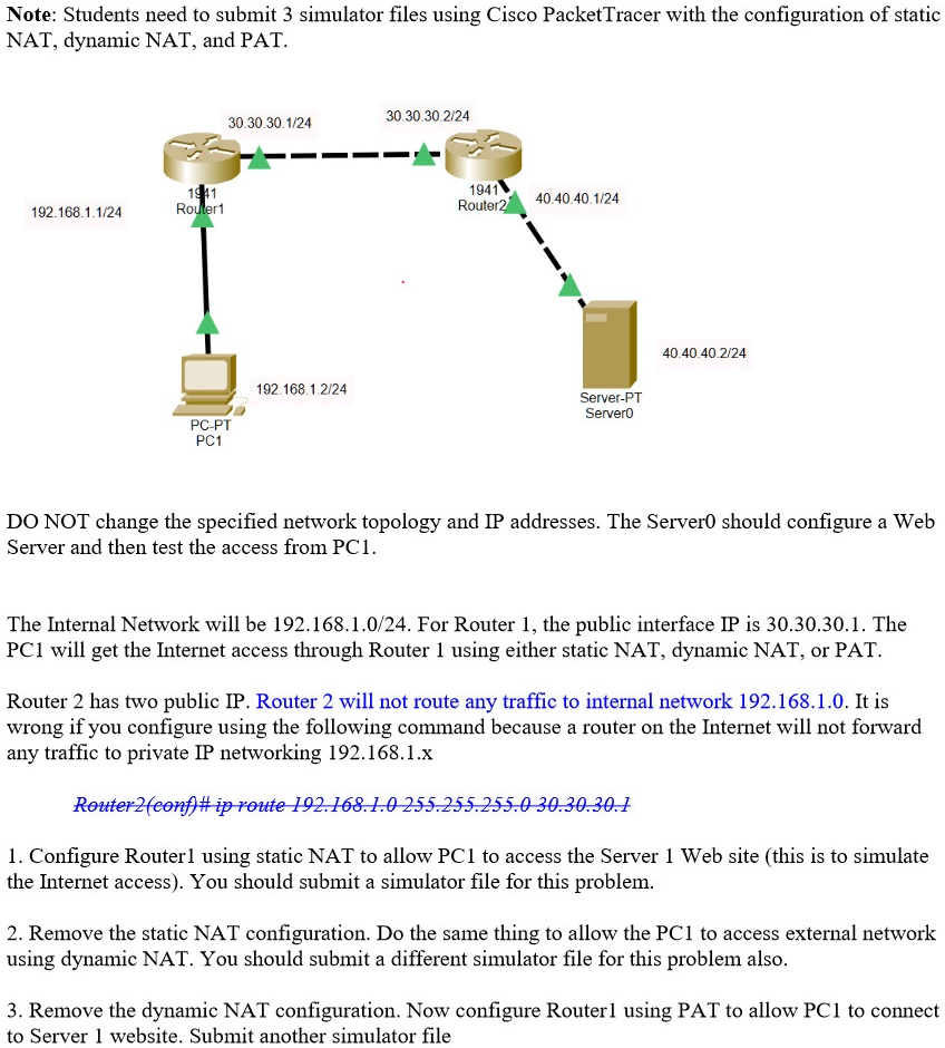 SOLVED: Need to know step by step how to complete this. Note: Students need to submit 3 ...