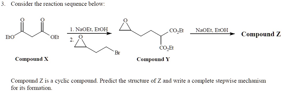 SOLVED: Consider the reaction sequence below: NaOEt. EtOH COEt NaOEt ...
