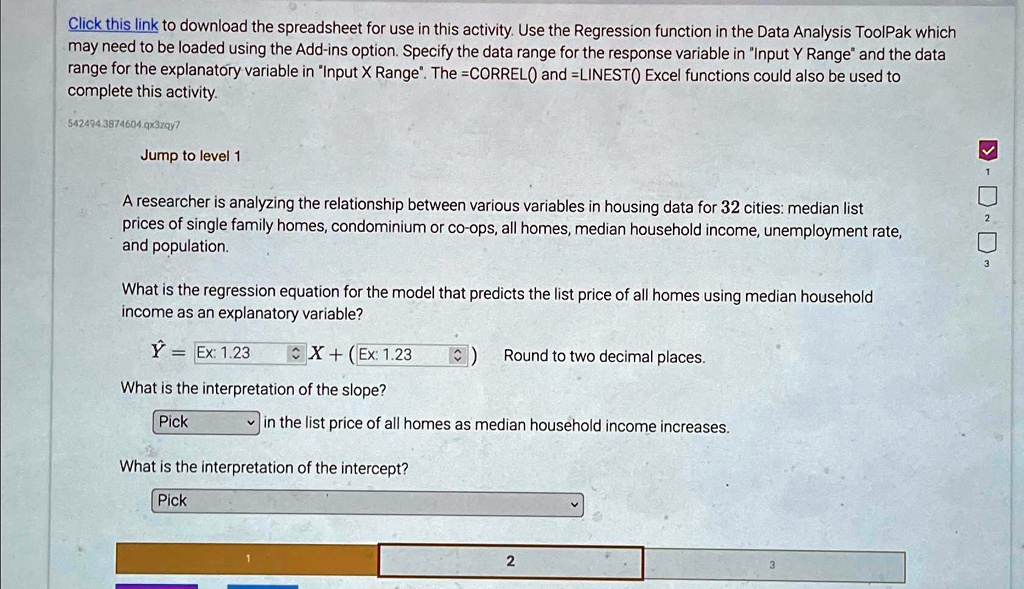 Solved Click This Link To Download The Spreadsheet For Use In This