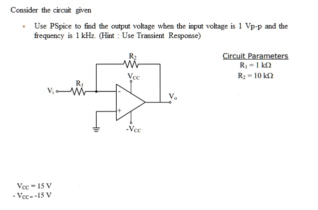 SOLVED: 1-Explain what happens when you increase the input voltage2-Find Vo Consider the circuit ...