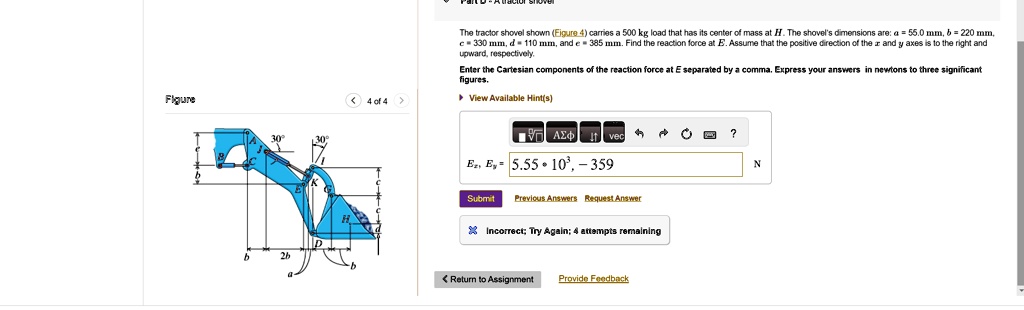 Figure The tractor shovel shown (Figure 4) carries a 500 kg load that ...