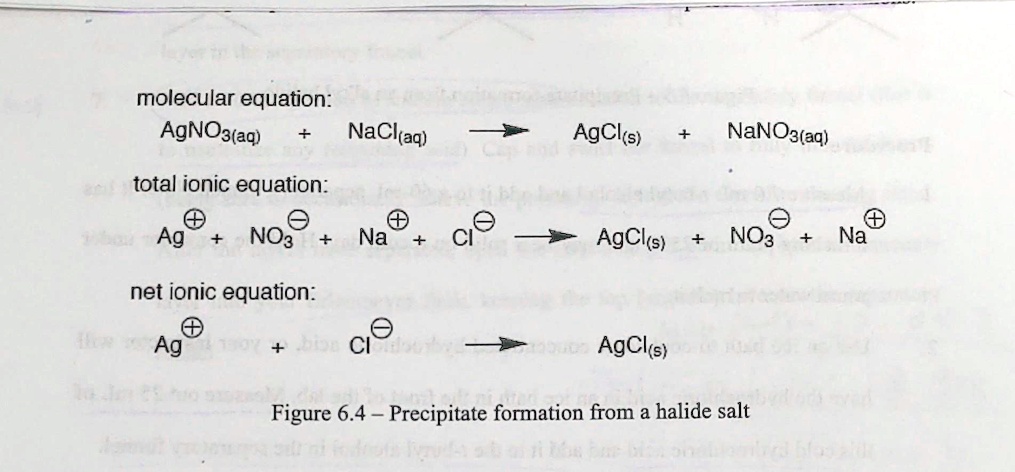 SOLVED: Organic Chemistry (Reaction of Alkyl Halides Lab) - Do I write the total ionic equation ...