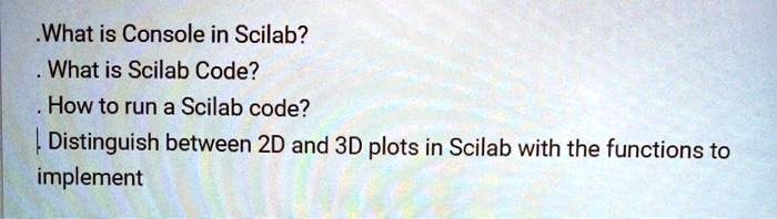 Microwave Engineering What Is Console In Scilab What Is Scilab Code How To Run A Scilab Code