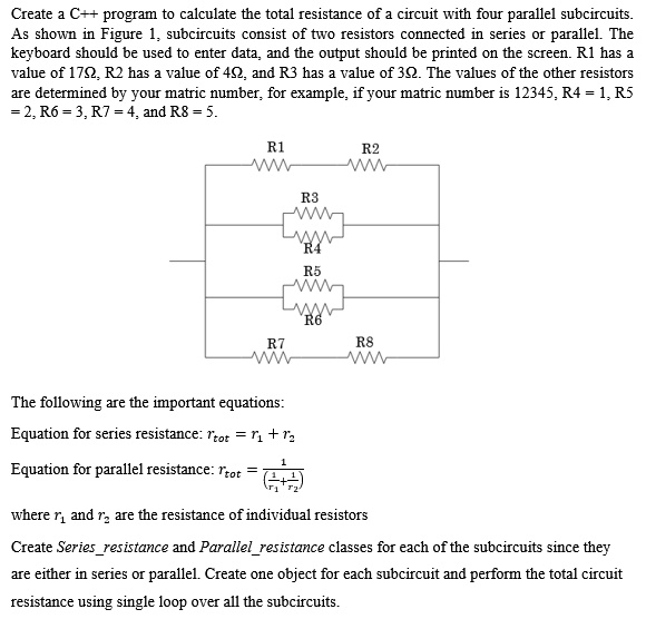 SOLVED: Assume that my matric no is 78321. Create a C++ program to calculate the total ...