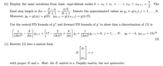 employ the same notations from class equi distant nodes in in1 2 the ...