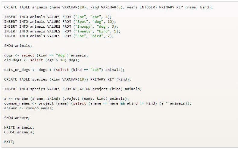 SQL - Convert the following sample database commands to SQL - Convert the following sample database commands to