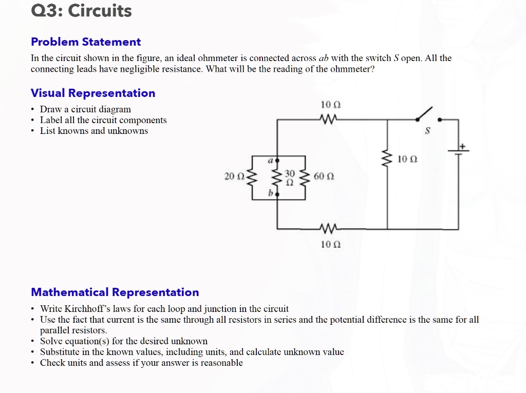 q3 circuits problem statement in the circuit shown in the figure an ...