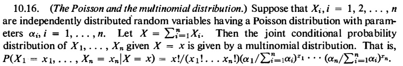 1016 the poisson and the multinomial distribution suppose that xii 12 are independently ...
