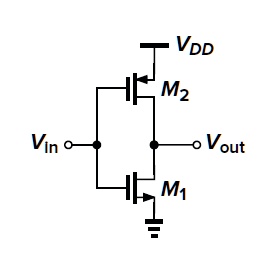SOLVED: Calculate the input-referred THERMAL noise voltage of the circuit shown VDD M2 Vin o Vout M