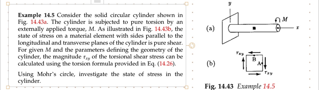 y example 145 consider the solid circular cylinder shown in fig 1443a ...