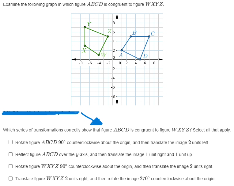 SOLVED: Examine the following graph in which figure A B C D is ...