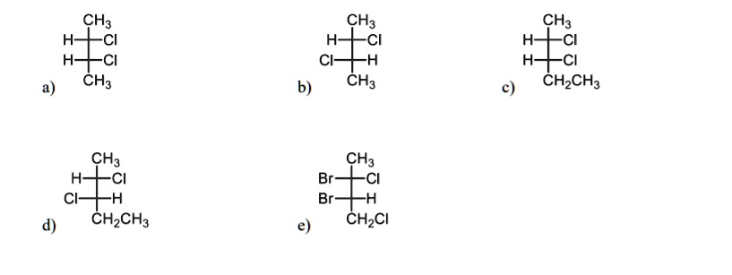 Which of the following compounds is meso? CH3 H-Cl H-C=C H3C CH3 H-CI ... Which of the following compounds is meso? CH3 H-Cl H-C=C H3C CH3 H-CI ...