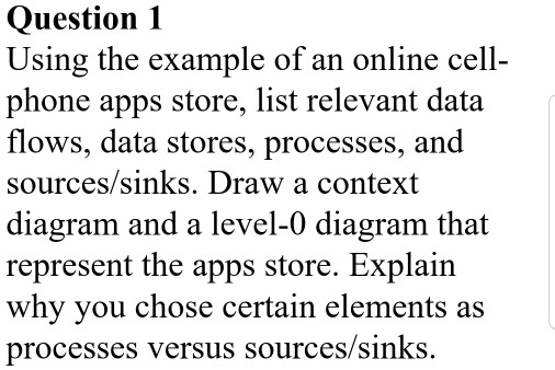 SOLVED: Question 1: Using the example of an online cell phone apps ...