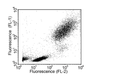 SOLVED: Draw the two histograms for fluorescence parameter FL-1 and ...