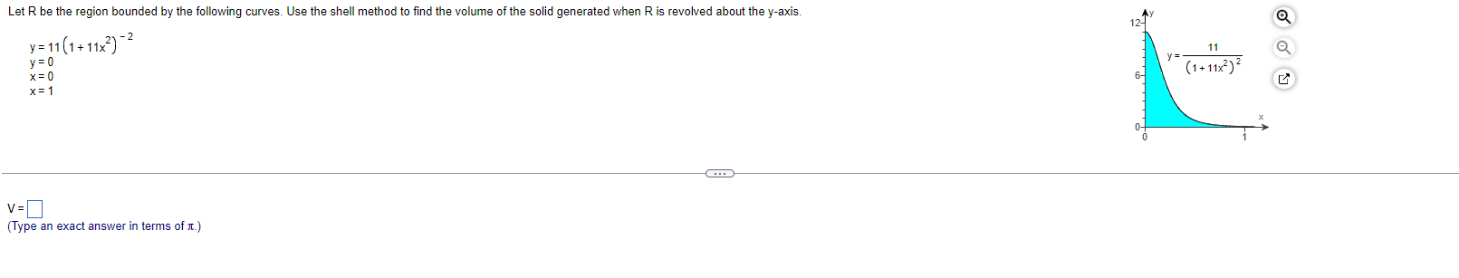 let r be the region bounded by the following curves use the shell method to find the volume of ...