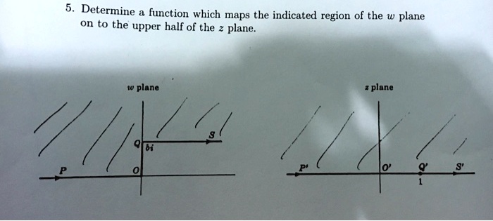 SOLVED: Determine function which maps the indicated region of the w ...