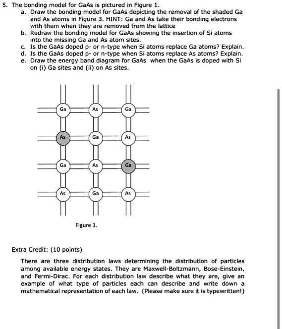 the bonding model for gaas pictured in figure draw the bonding model ...