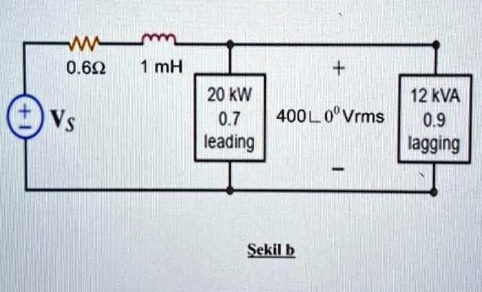 SOLVED: Calculate the Vrms voltage value and the active and reactive ...