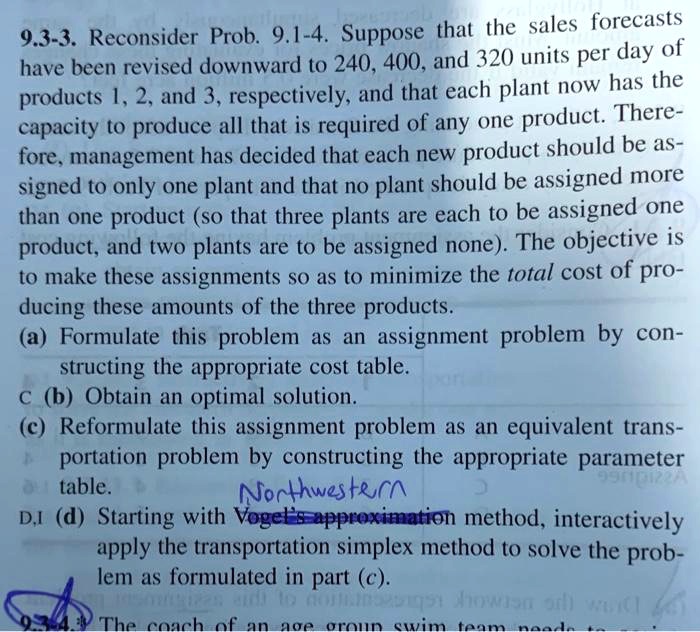 93 3 reconsider prob 91 4 suppose that the sales forecasts day of have ...