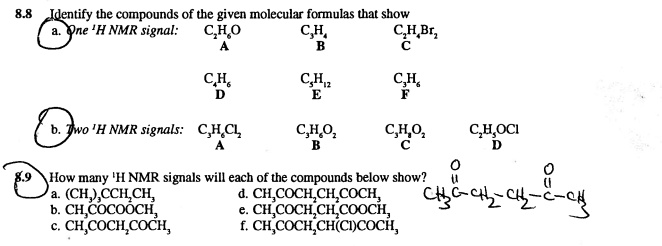 SOLVED: 8.8 Identify the compounds of the given molecular formulas that ...