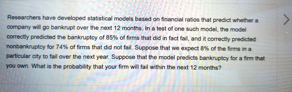 SOLVED: Researchers have developed statistical models based on ...