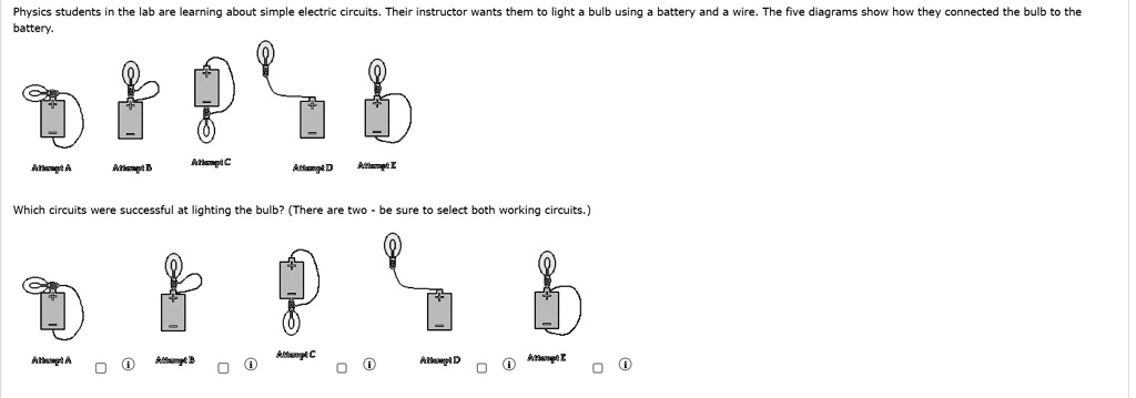 Physics students in the lab are learning about simple electric circuits ...