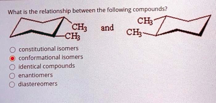 SOLVED: What Is the relationship between the following compounds? CH3 ...