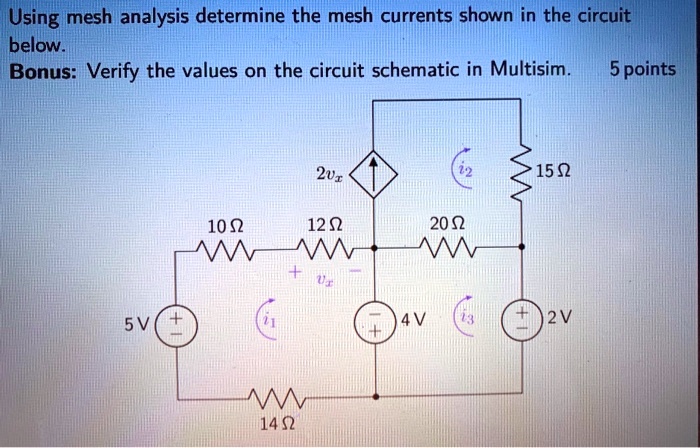 SOLVED: Text: Show all work including the circuit! Please try doing the Bonus problem on ...