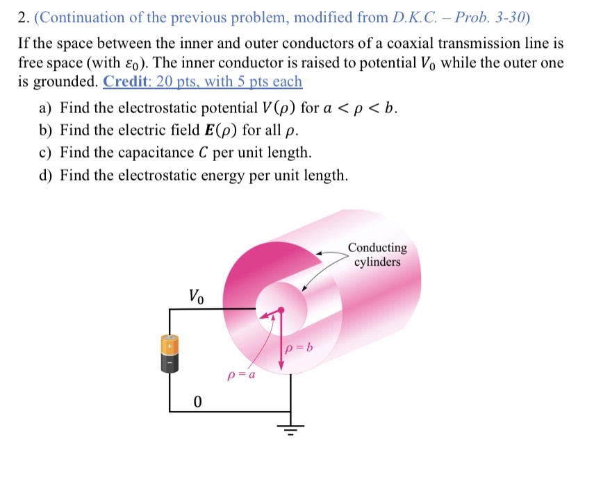 2. (Continuation of the previous problem, modified from D.K.C. - Prob ...
