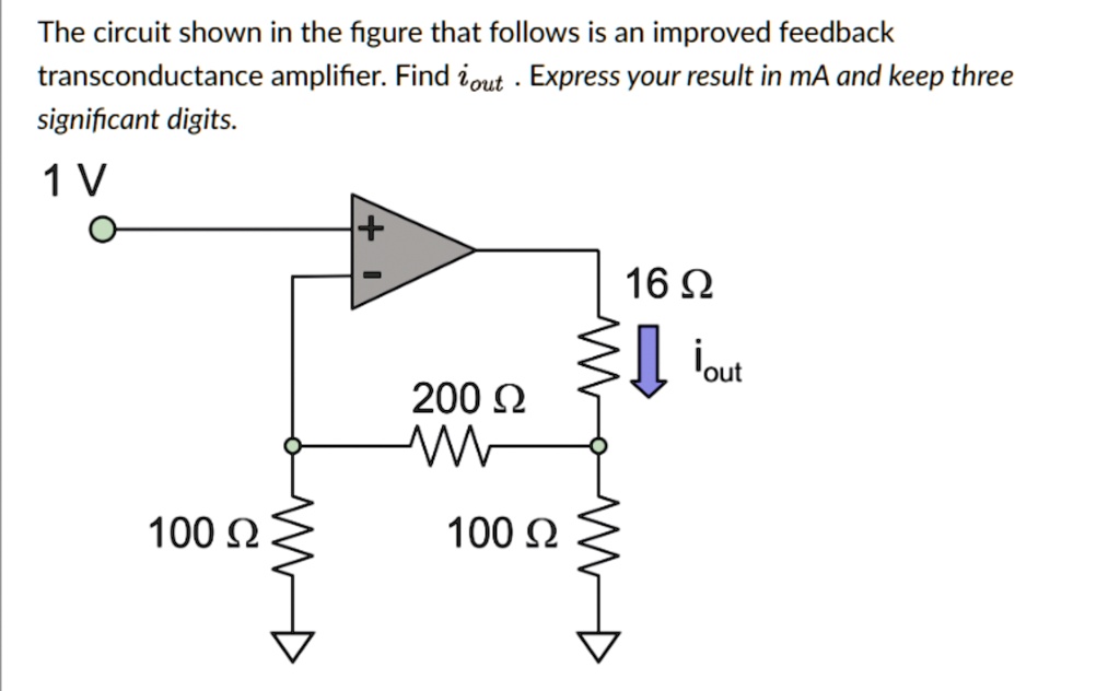 SOLVED: The circuit shown in the figure that follows is an improved ...