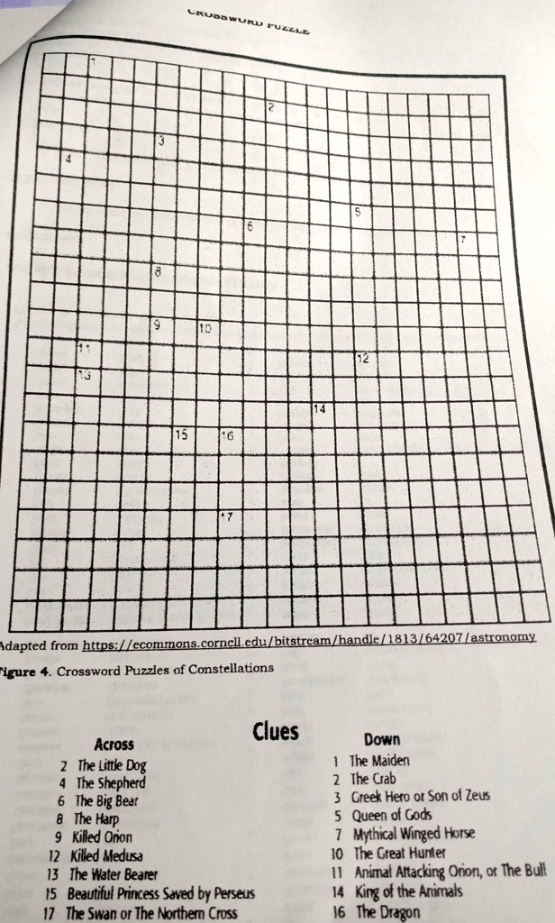 Constellation Near Canis Major And Minor Crossword