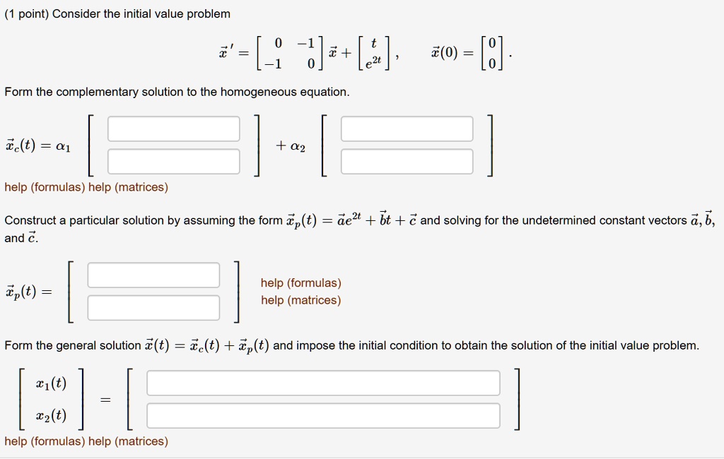 point consider the initial value problem oja4 z0 8 form the ...