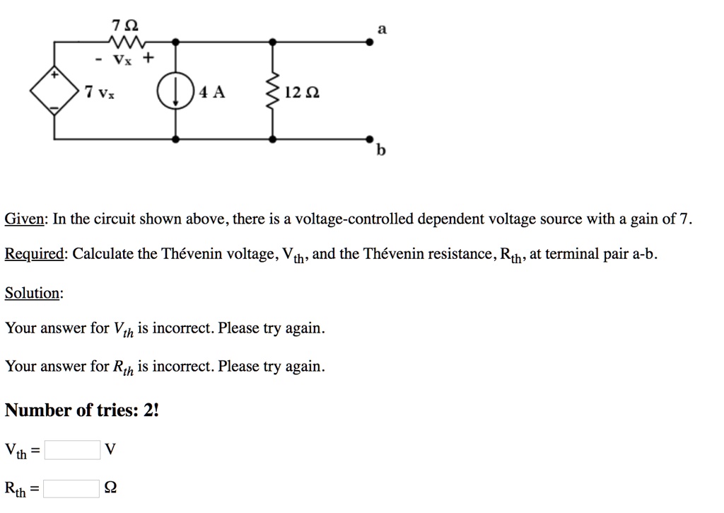 Given: In the circuit shown above, there is a voltage-controlled ...