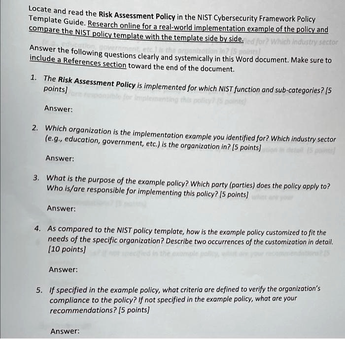 SOLVED: (e.g., education, government, etc.) is the organization in [5 ...