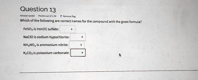 SOLVED: Question 13 Pointouloliod "eincictac Which of the following are ...