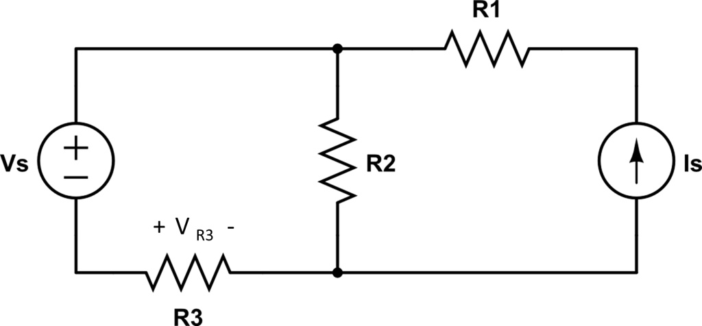 SOLVED: Below is a circuit schematic of sources and resistors. VS = 5V ...