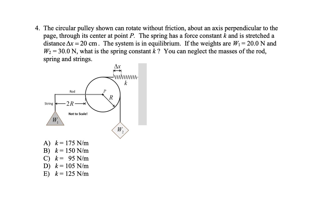 [GET ANSWER] 4. The circular pulley shown can rotate without friction ...