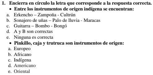 SOLVED: Encierra en circulo la letra que corresponda a la respuesta ...