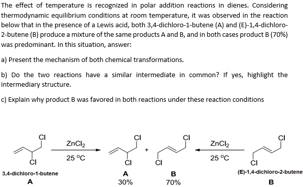 the effect of temperature is recognized polar addition reactions in ...