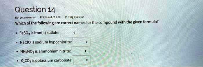SOLVED: Question 14: Hotyctanavetcd Pointoutof1og nlog qucation Which ...