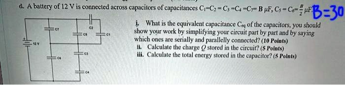 SOLVED: Text: What is the equivalent capacitance Ceq of the capacitors ...