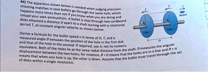 bulles period tat constant angular velocity as shown below derive a ...
