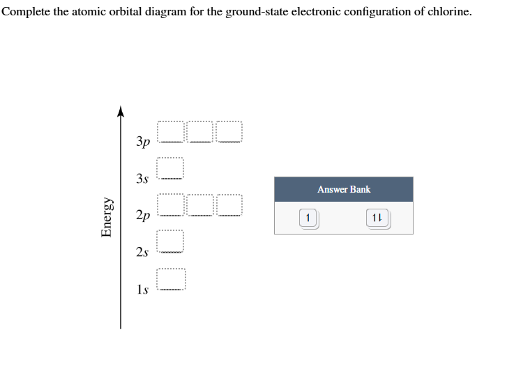 [get Answer] Complete The Atomic Orbital Diagram For The Ground State