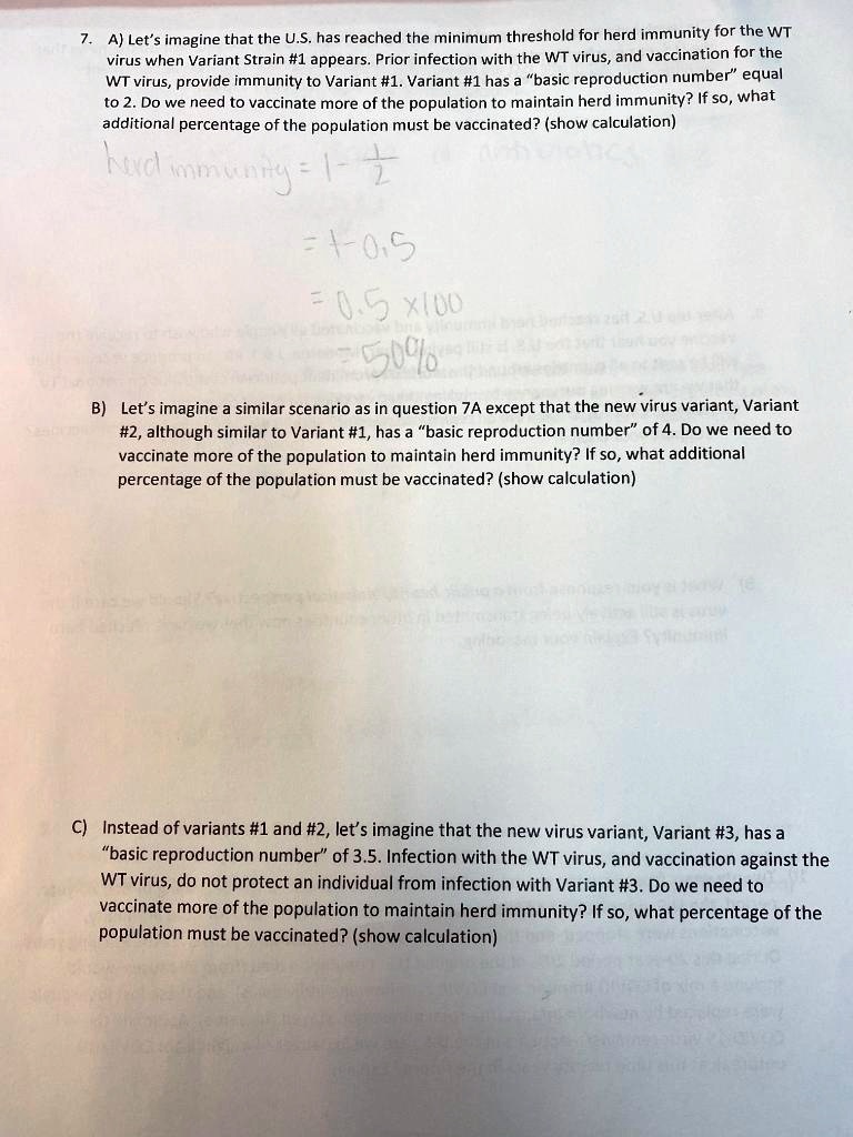 SOLVED: A) Let'imagine that the U.S. has reached the minimum threshold ...