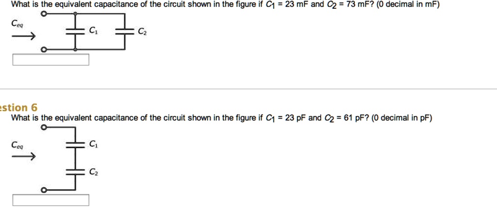 What is the equivalent capacitance of the circuit shown in the figure ...