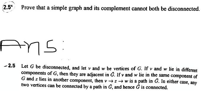 258 prove that a simple graph and its complement cannot both be ...